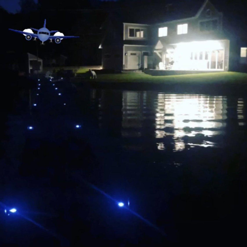 LED Dock Pods - Solar Powered Dock Dots and Deck Dots. LED Dock lights ...